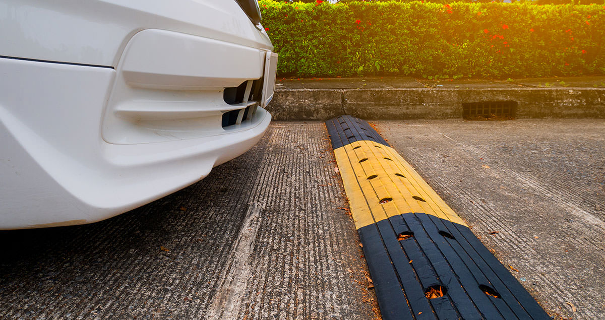 Damage Caused by Speed Bumps | Defender Auto Glass